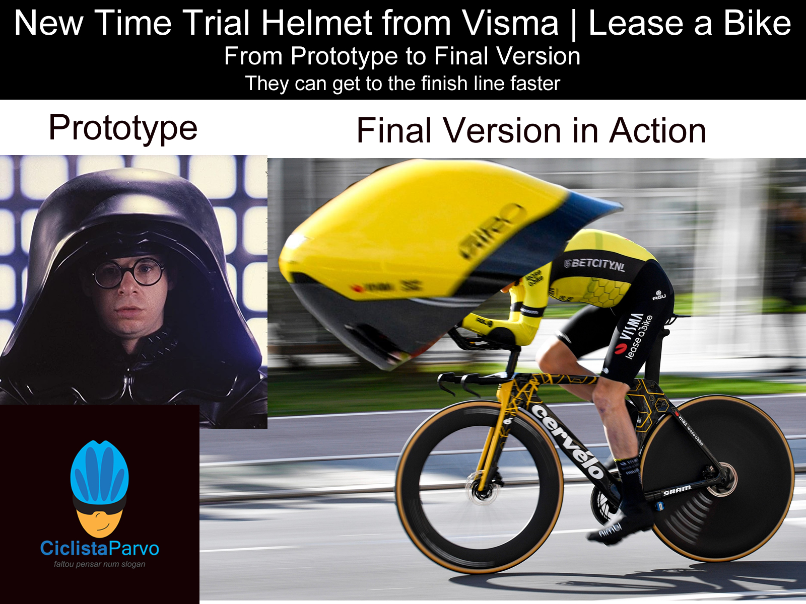 New Time Trial Helmet from Team Visma | Lease a Bike | AutoAds.pt