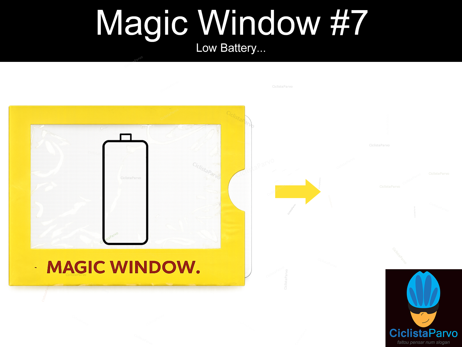 Magic Window #7 Low Battery... | AutoAds.pt